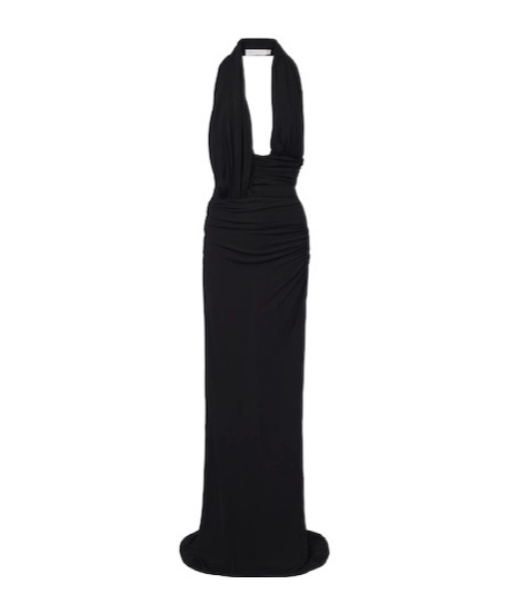 Christopher Esber Draped Halterneck Jersey Gown - No