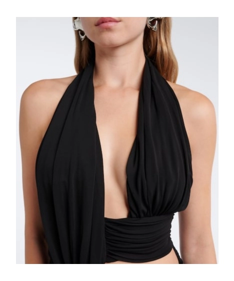 Christopher Esber Draped Halterneck Jersey Gown