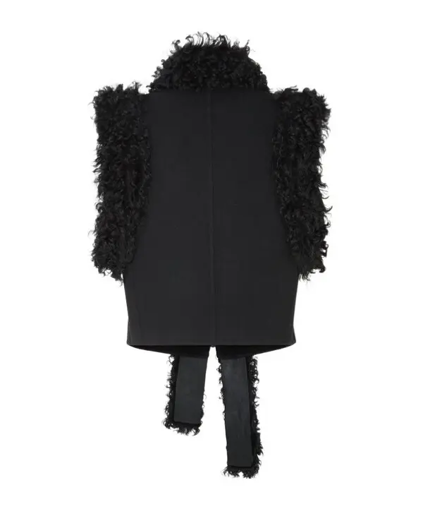 Fendi Wool And Shearling Gilet