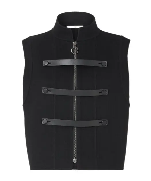 Fendi Wool And Shearling Gilet
