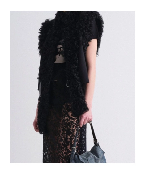 Fendi Wool And Shearling Gilet