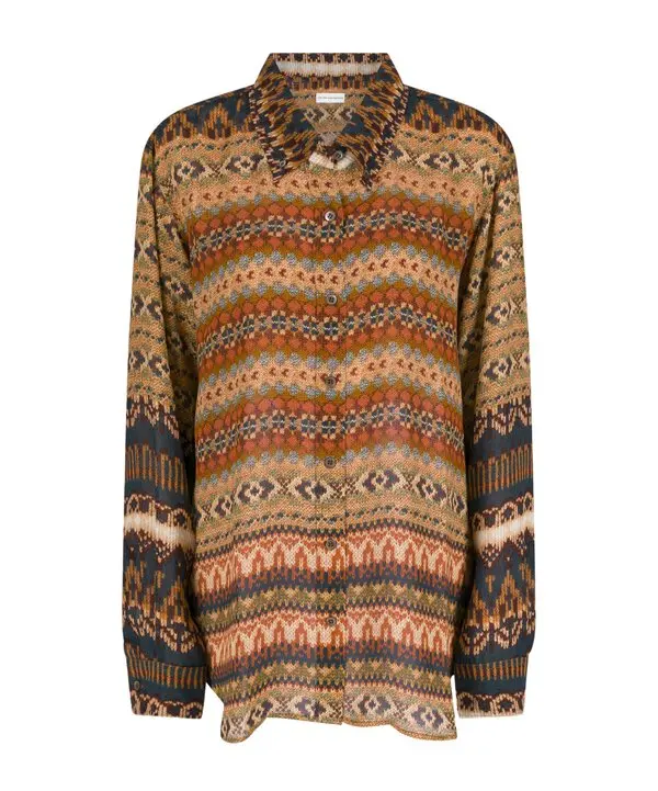 Dries Van Noten Long Sleeve Buttoned Shirt