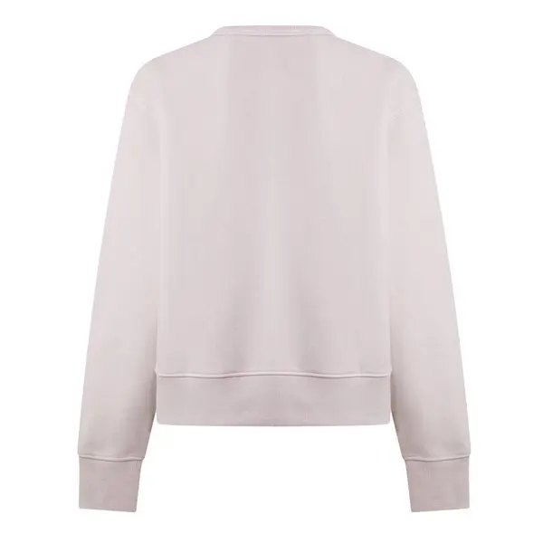 Guess Light Pink Triangle Print Crew Neck Sweatshirt