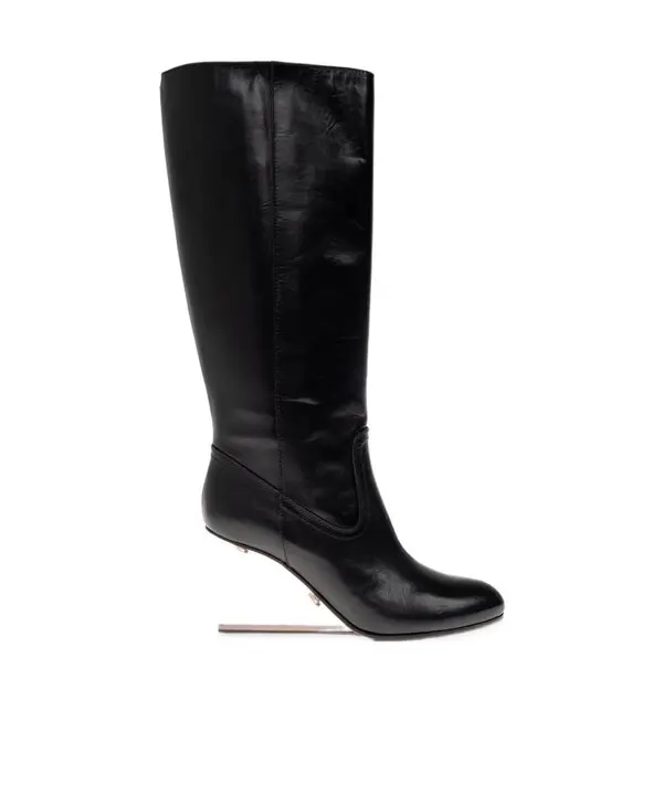 MAISON MARGIELA 80mm Leather Knee-high Boots