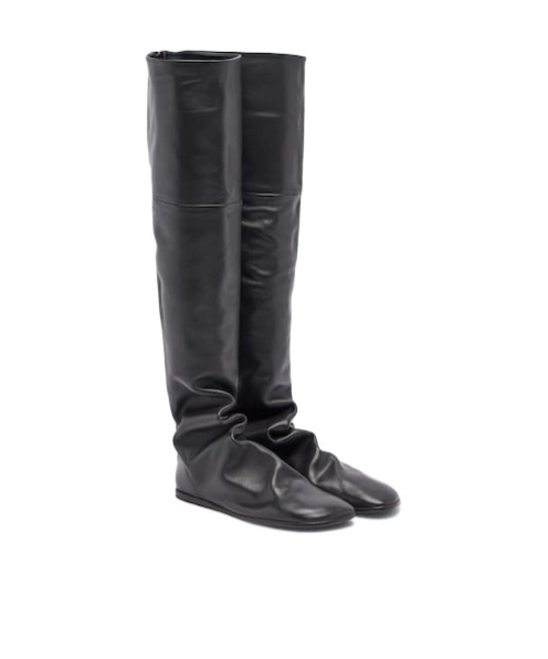 LEMAIRE Leather Knee-high Boots - No