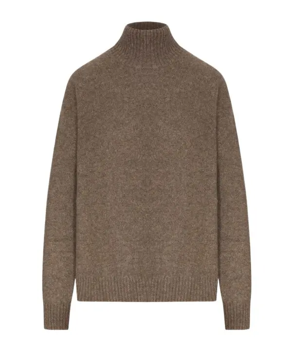 Max Mara Smmnocino Turtleneck Knitted Jumper - Brown