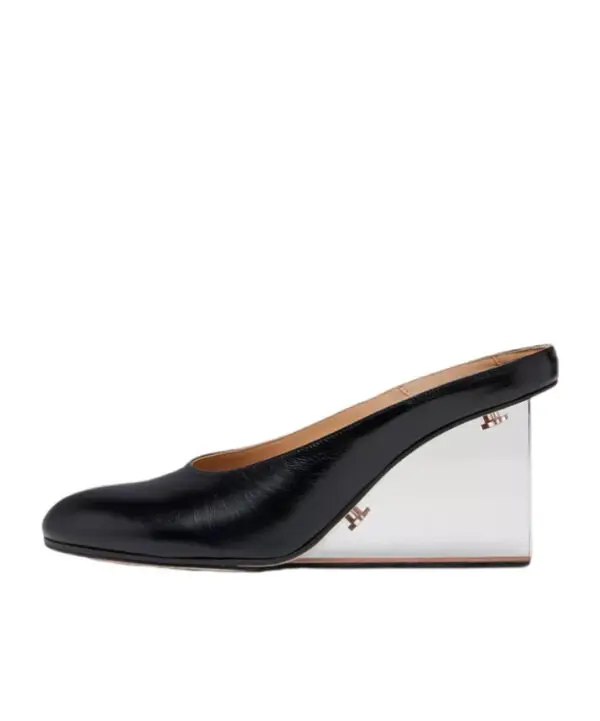 MAISON MARGIELA Plexi Wedge Mules - Black