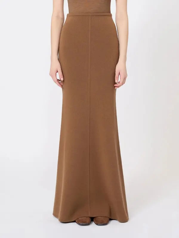 Max Mara Wool And Cashmere Yarn Skirt