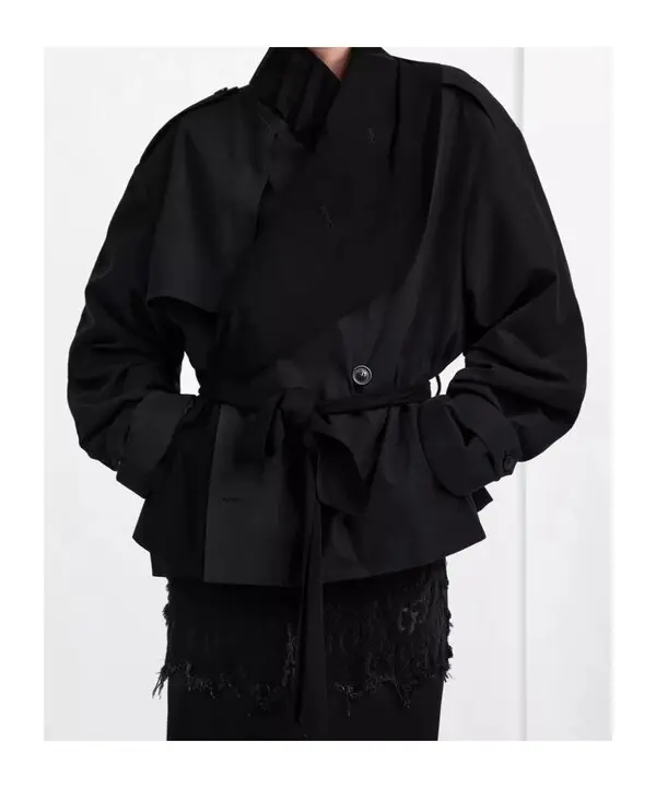 MAISON MARGIELA Draped Trench Jacket