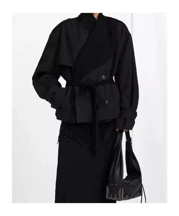 MAISON MARGIELA Draped Trench Jacket