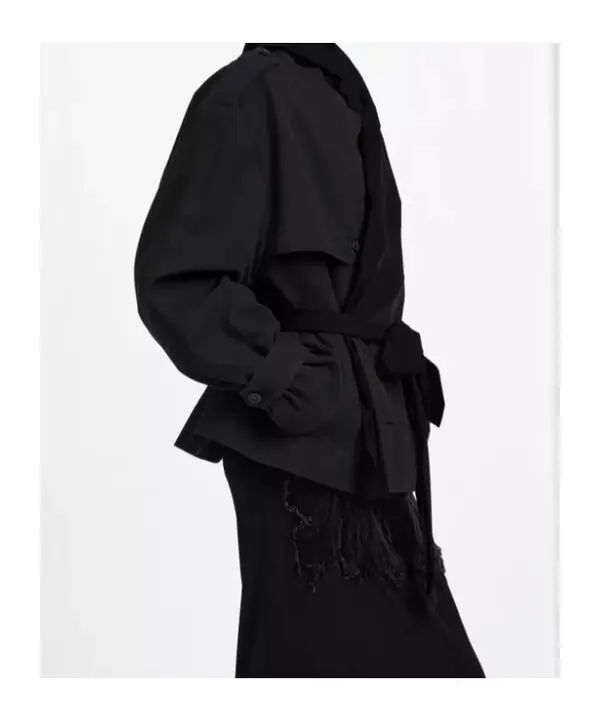 MAISON MARGIELA Draped Trench Jacket