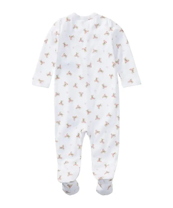 Polo Ralph Lauren All-over Print Footed Sleepsuit - No