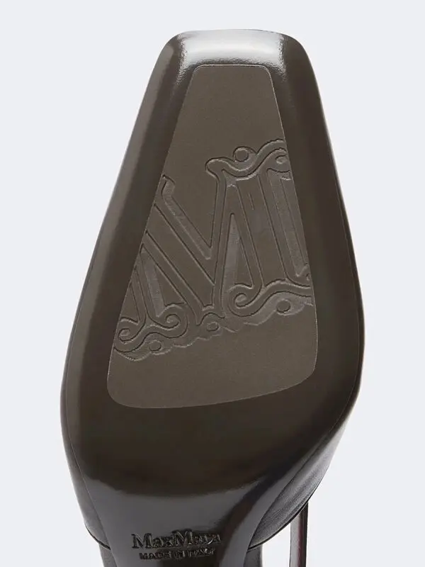 Max Mara Nappa Leather Cut-out Brogues