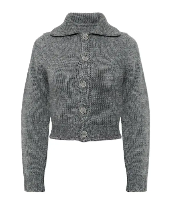 MAISON MARGIELA Long-sleeved Knitted Cardigan