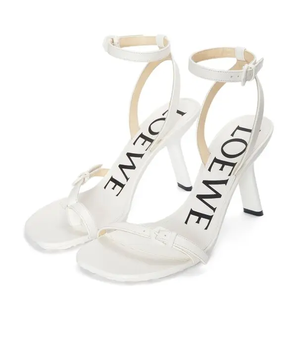 Loewe Petal Stiletto Sandal In Lambskin