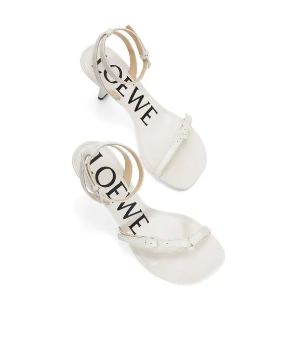 Loewe Petal Stiletto Sandal In Lambskin