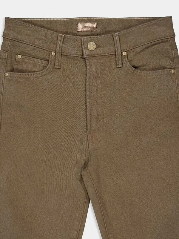 MOTHER High-waist Rascal Ankle Step Fray Jeans