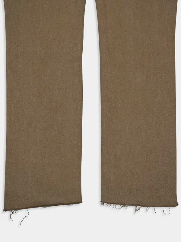 MOTHER High-waist Rascal Ankle Step Fray Jeans