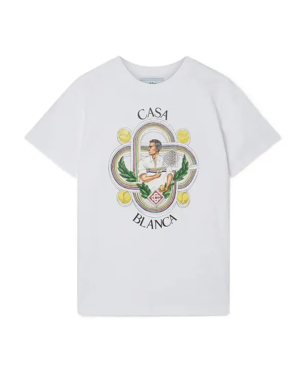 Casablanca Illustration-printed Crewneck T-shirt