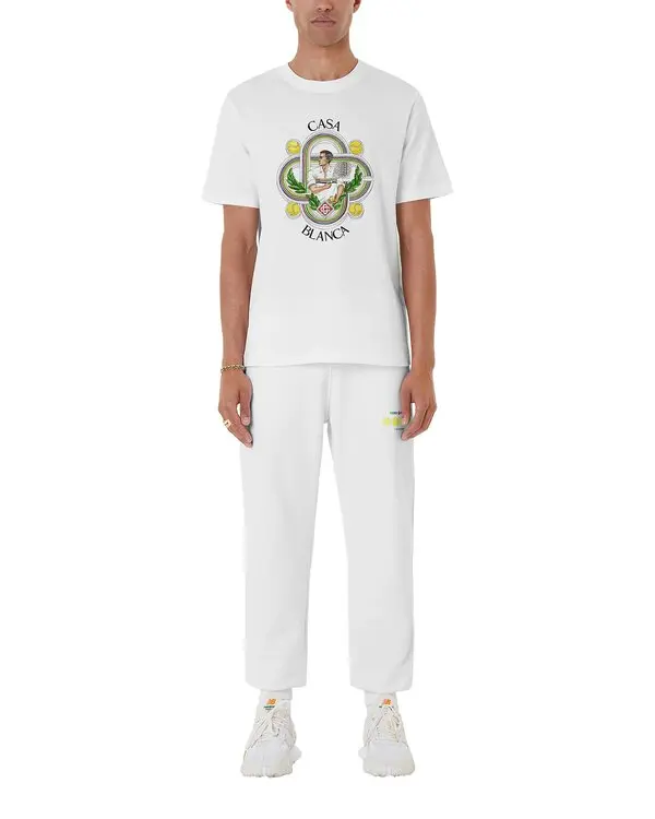 Casablanca Illustration-printed Crewneck T-shirt