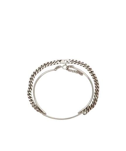 MAISON MARGIELA Double-layered Metal Necklace