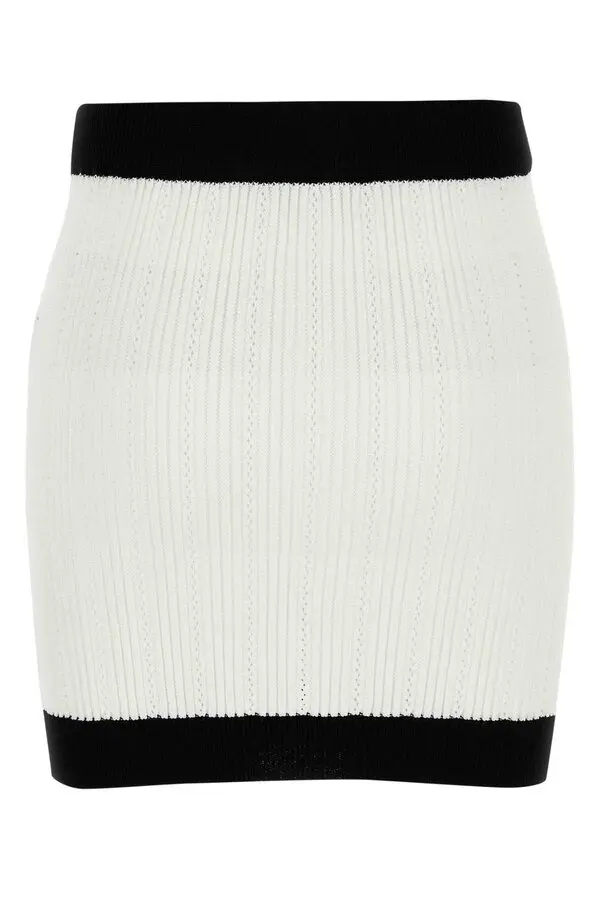 Balmain Viscose Blend Mini Skirt