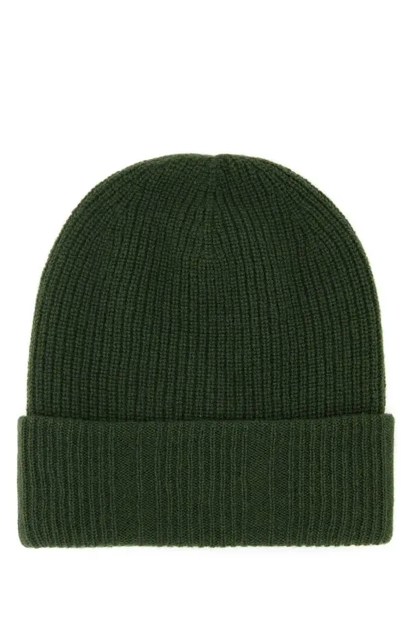 Fendi Wool Blend Beanie Hat - Green