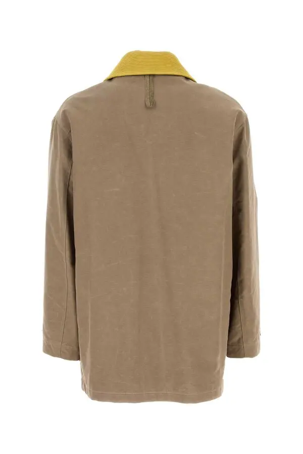 Fendi Cappuccino Canvas Coat