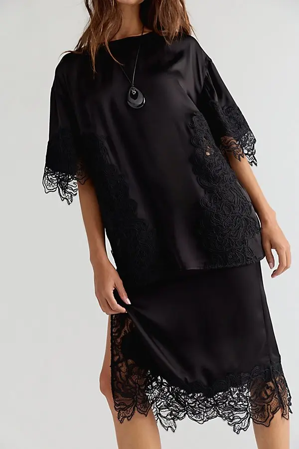 Shona Joy Eniko Lace Midi Skirt Set