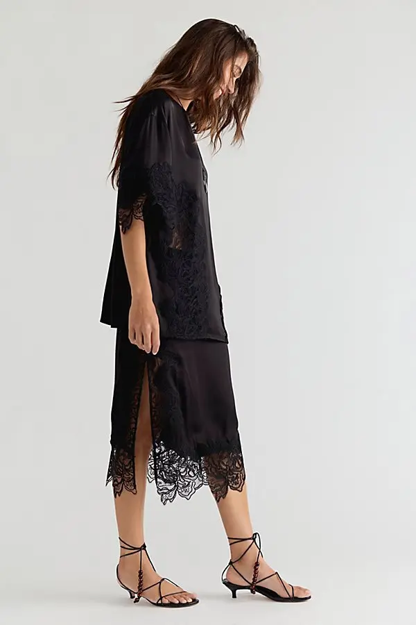 Shona Joy Eniko Lace Midi Skirt Set