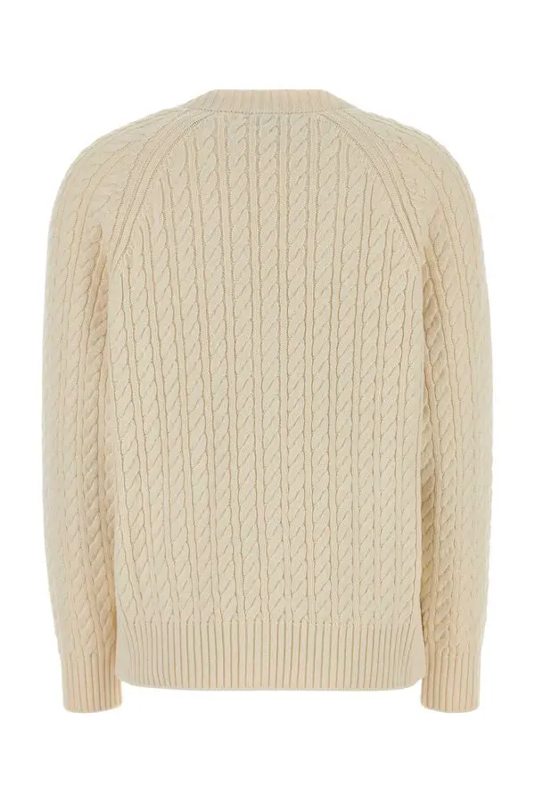 Kenzo Ivory Cotton Blend Cardigan
