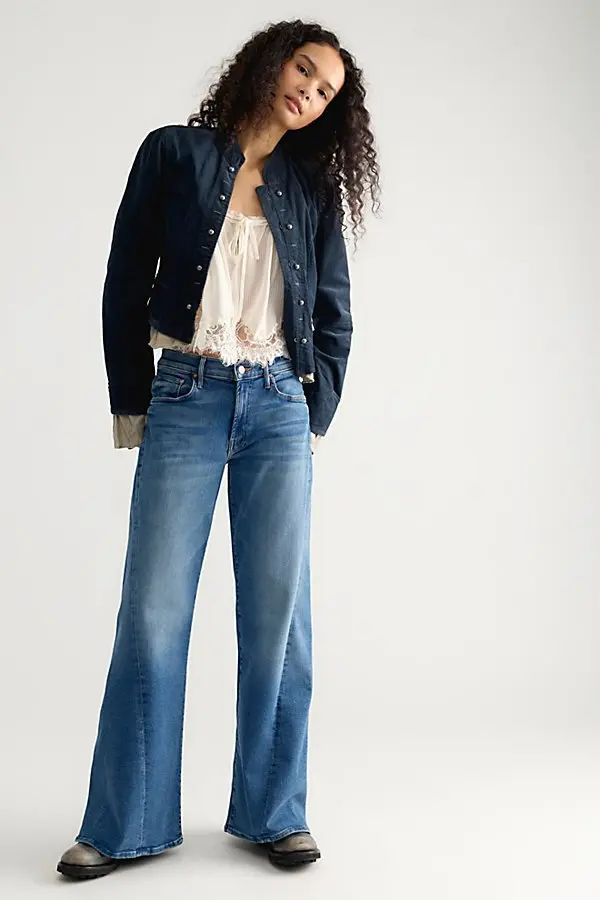 MOTHER Mr Sidestepper Twist Sneak Jeans