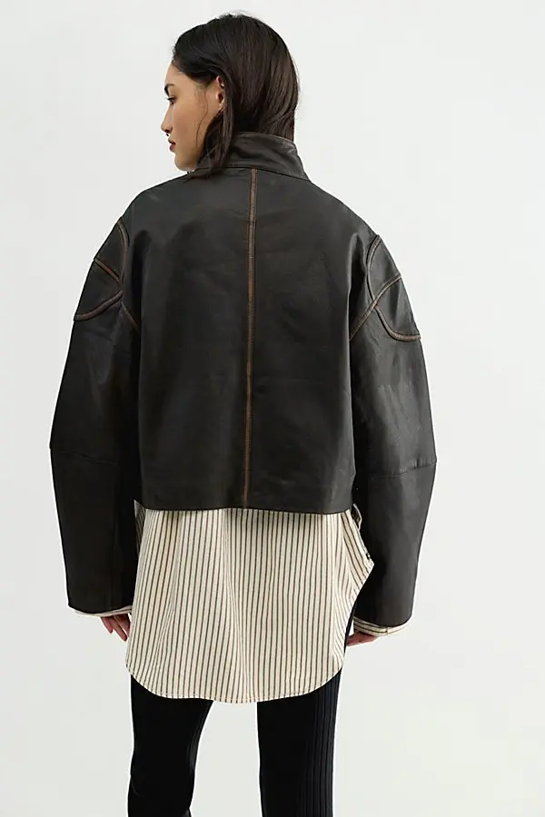 AGOLDE Pierson Leather Jacket