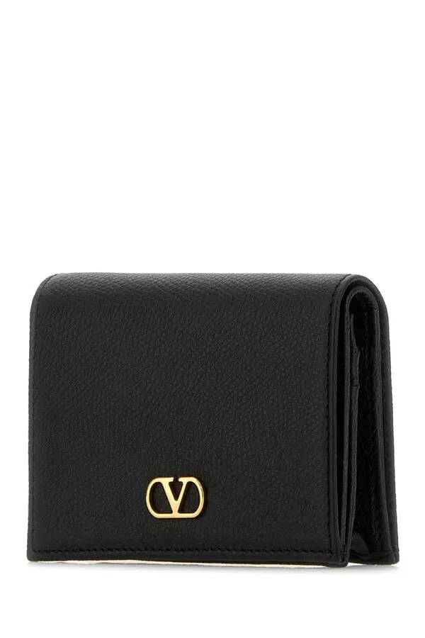 Valentino Garavani Leather Vlogo Wallet
