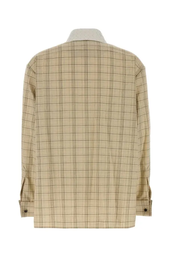 Bottega Veneta Embroidered Wool Shirt