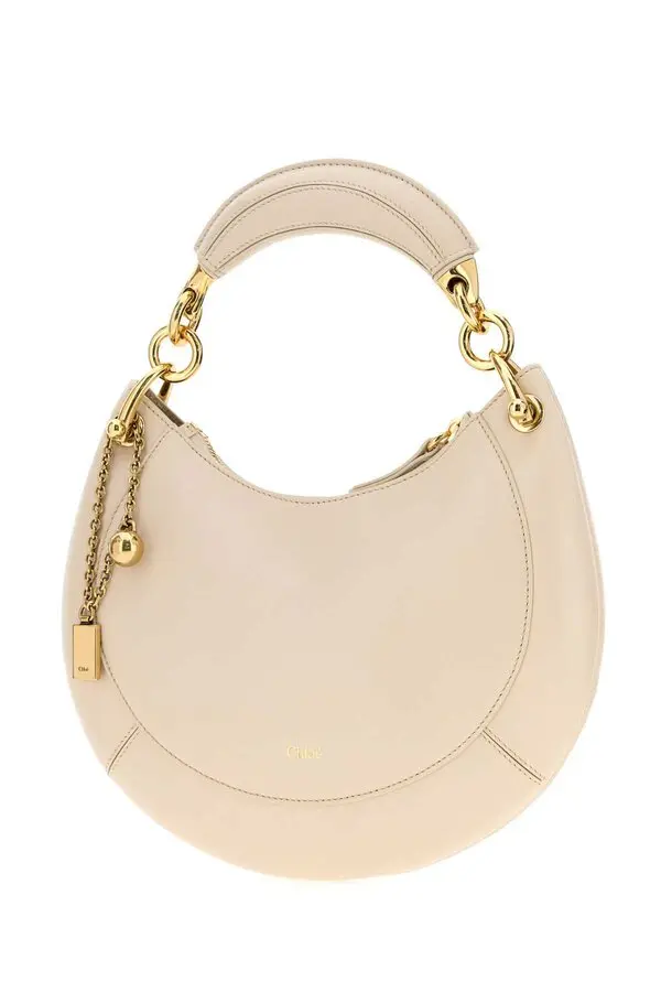 Chloé Sand Leather Banana Handbag - Brown