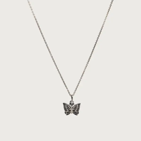 Needles 925 Silver Pendant Necklace - Papilion