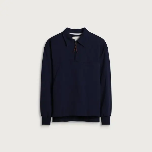 CAFÉ MOUNTAIN Quarter Zip Heavy Sweatshirt