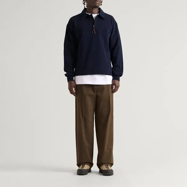 CAFÉ MOUNTAIN Quarter Zip Heavy Sweatshirt