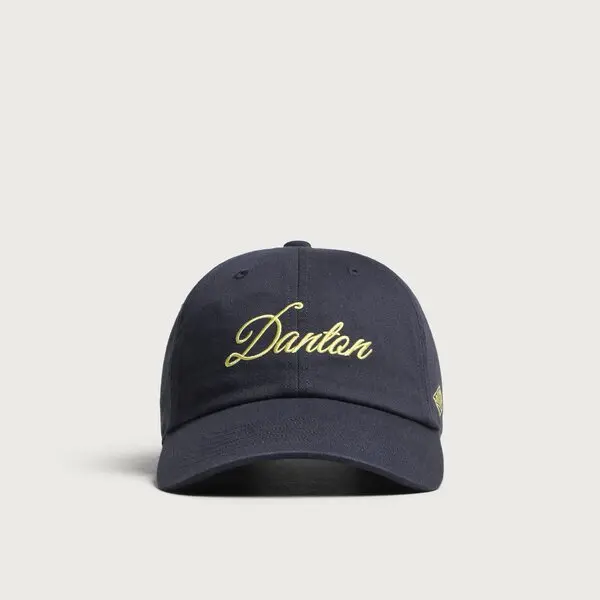 DANTON Script Logo Baseball Cap - Navy