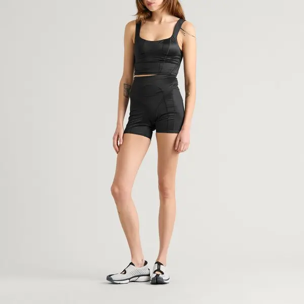 Nike Skims Shine Texture Crop Tank Top