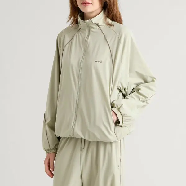 Nike Skims Stretch Nylon Oversized Jacket - Talc