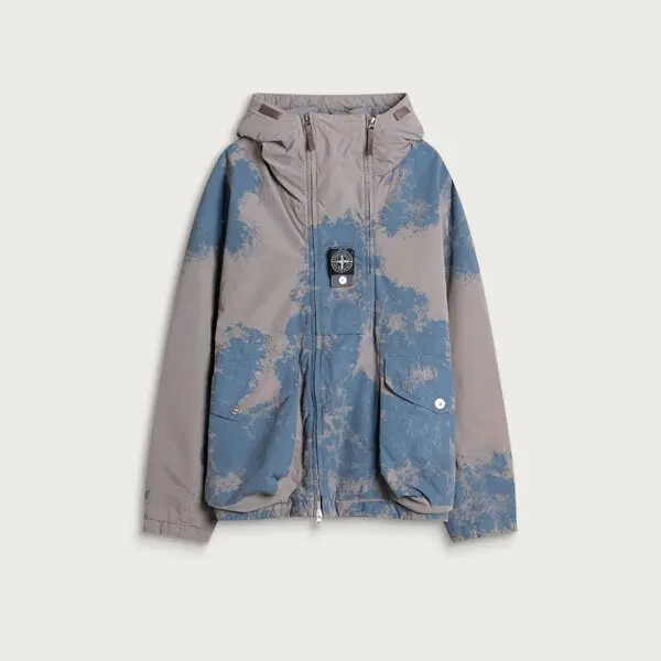 Stone Island Hand Painted David Light-tc Heat Reactive Jacke