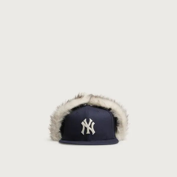 New Era New York Yankees Chainstitched 59fifty Dogear Cap - Navy