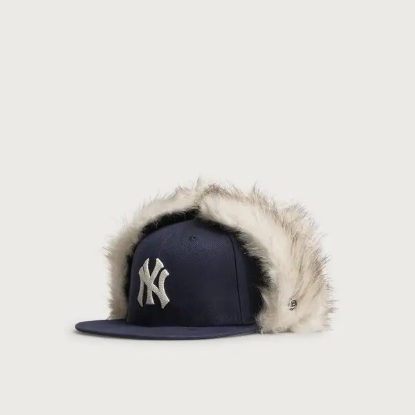 New Era New York Yankees Chainstitched 59fifty Dogear Cap - Navy