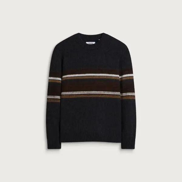 WAX LONDON Wilde Bold Stripe Brushed Jumper