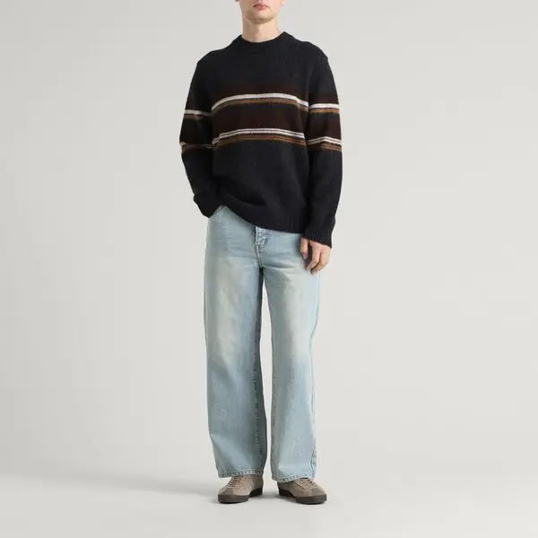 WAX LONDON Wilde Bold Stripe Brushed Jumper