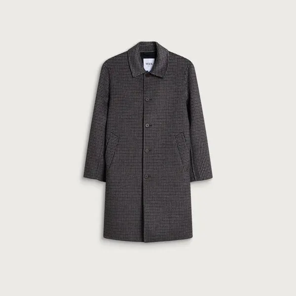 WAX LONDON Stan Double Face Check Coat