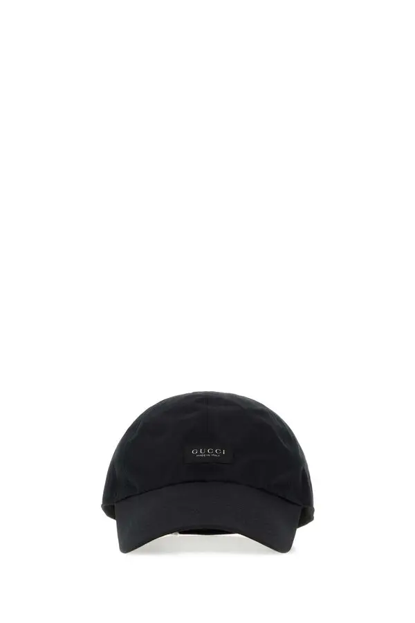 Gucci Gabardine Baseball Cap - Black