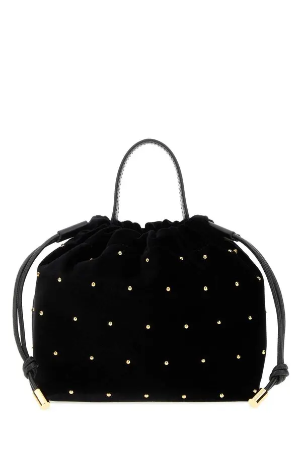 Chloé Velvet Icons Bucket Bag - Black